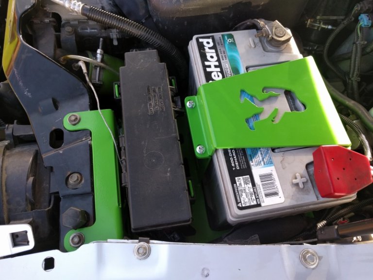 SasquatchParts Group 65 AGM Battery Tray & Webasto Mount for Jeep ...